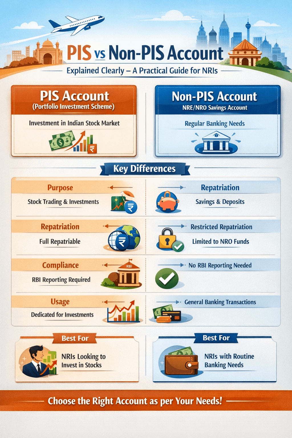 PIS vs non-PIS Account – A Practical Guide for NRIs - myfinteche.com
