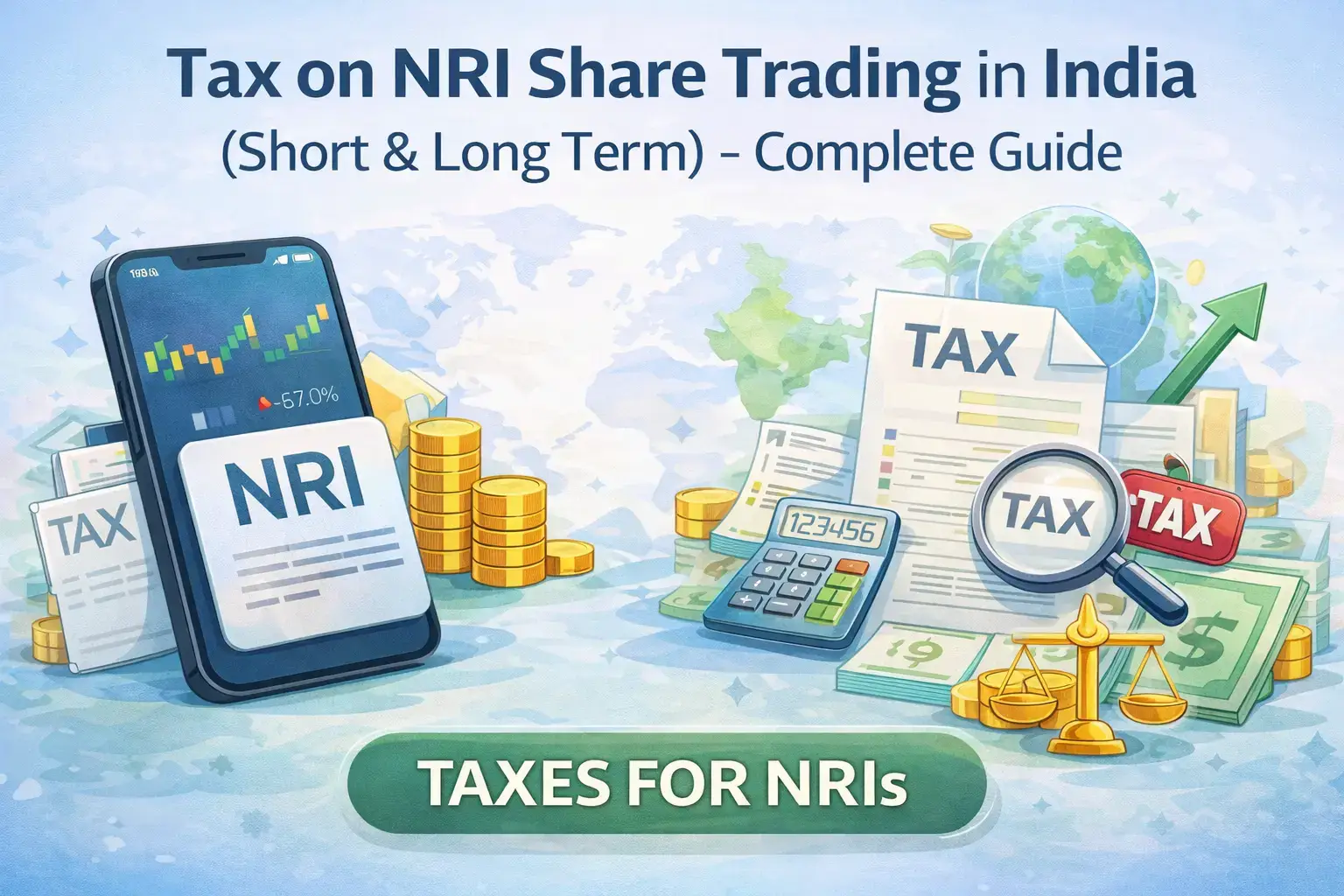 Tax on NRI Share Trading in India | Capital Gains Explained
